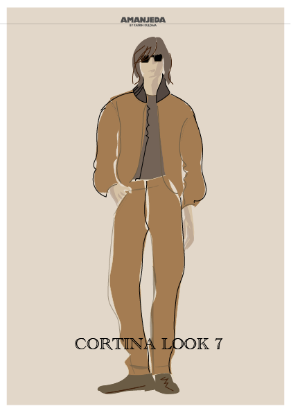 Jacket "DAVOS" / Cotton Felpa – AMANJEDA